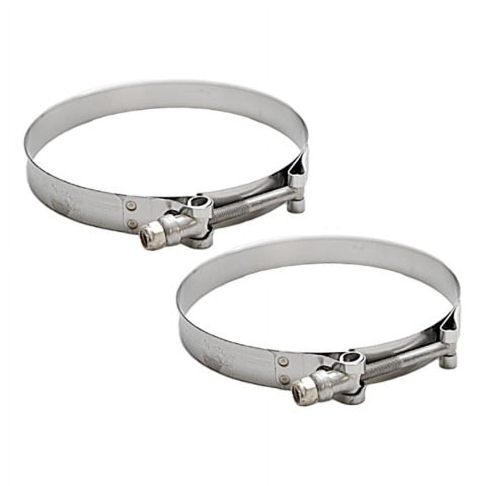 Trident Boat Hose Clamp 720-5000L | 4 1/2 to 5 Inch Stainless (Pair ...