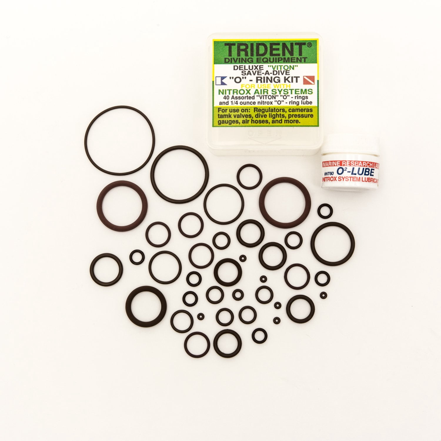 Trident Deluxe Save-A-Dive O-Ring Kit for Scuba Diving Tank Valves ...