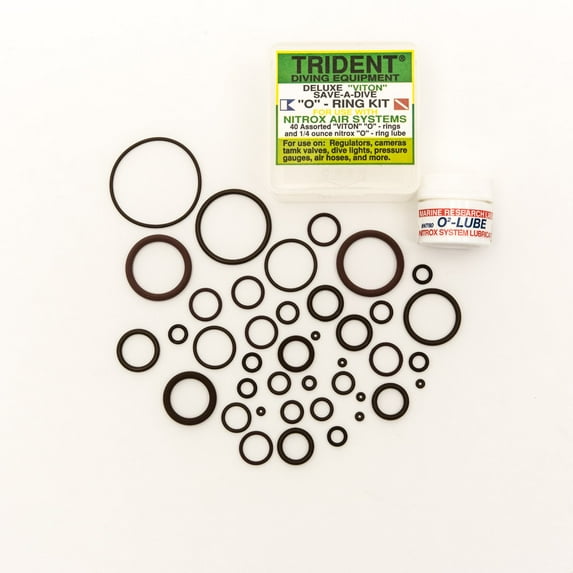 Trident Deluxe Save-A-Dive O-Ring Kit for Scuba Diving Tank Valves ...