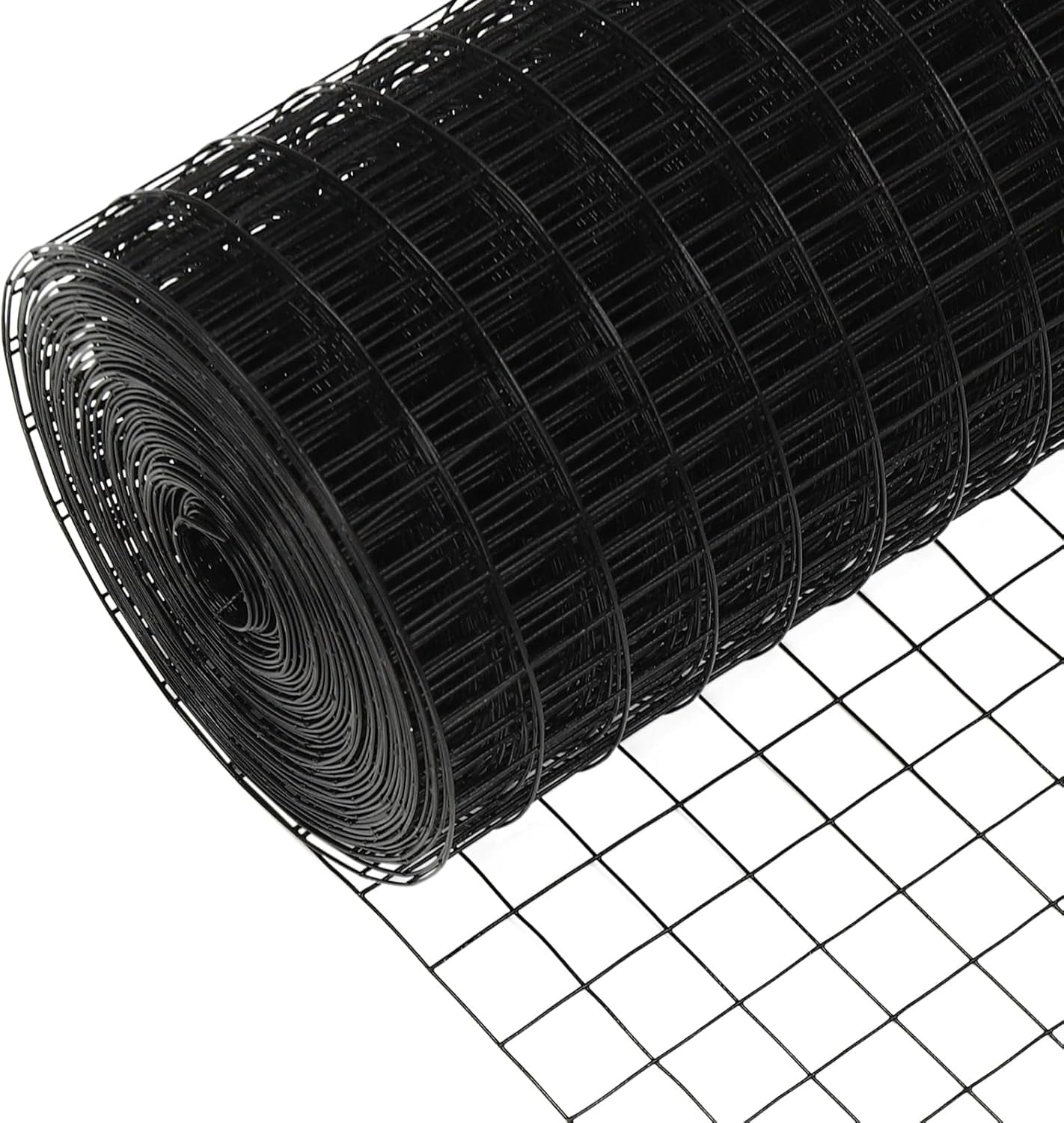 Trident Fence 19ga. Welded Wire PVC Coated Fence Roll 1in x 1in Mesh ...