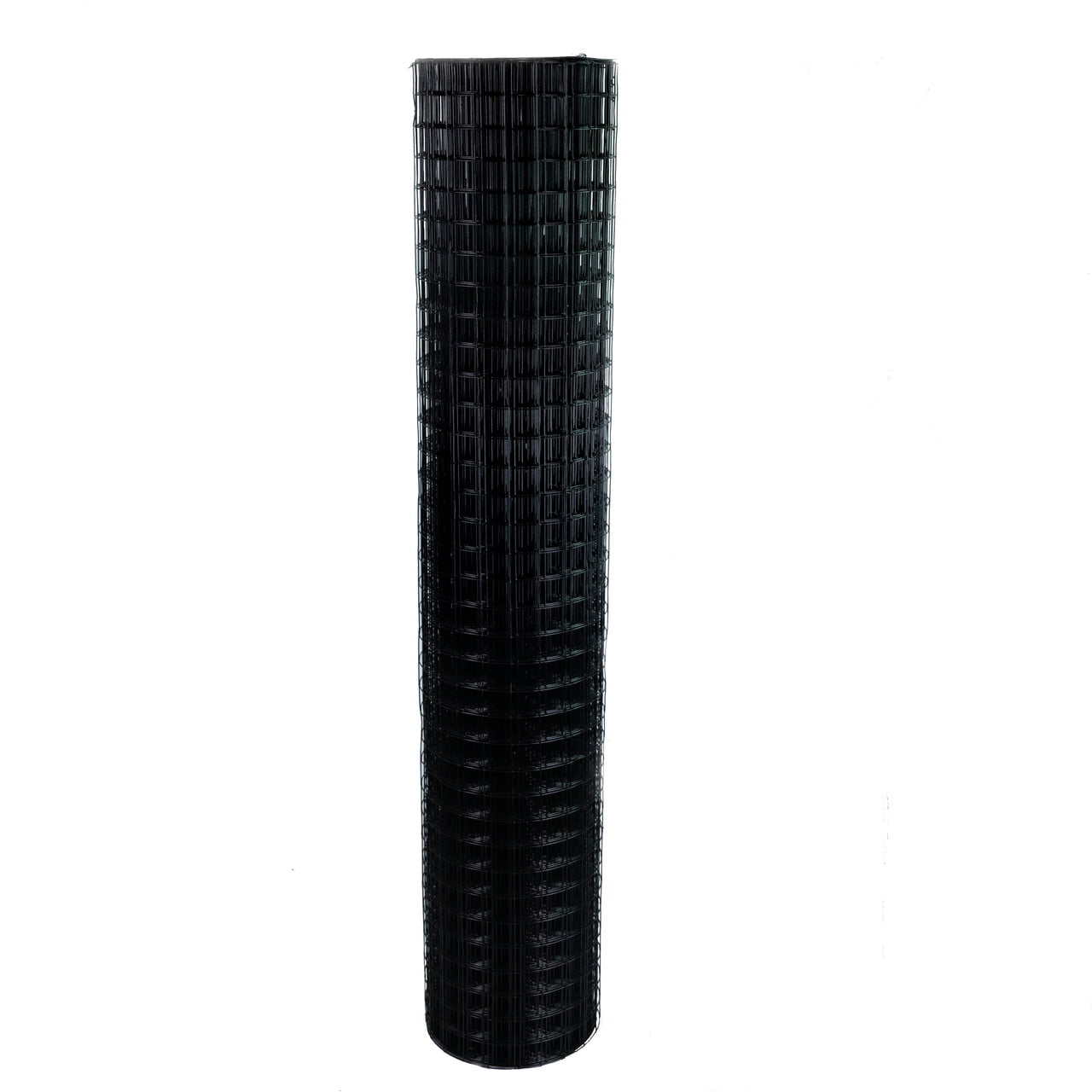 Trident Fence 5' x 100' 14ga. Welded Wire Fence Roll Black PVC Coated ...