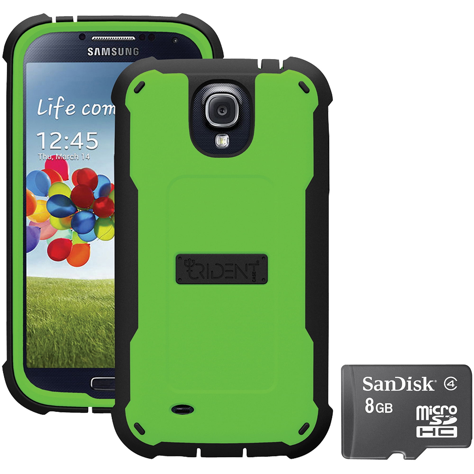Trident Galaxy S4 Cyclops Case with SanDisk Micro SD, Green - Walmart.com