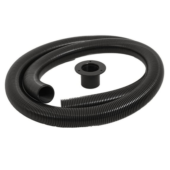 Trident Marine 10' Black Stern Flex Hose w/Transom Flange - Walmart.com