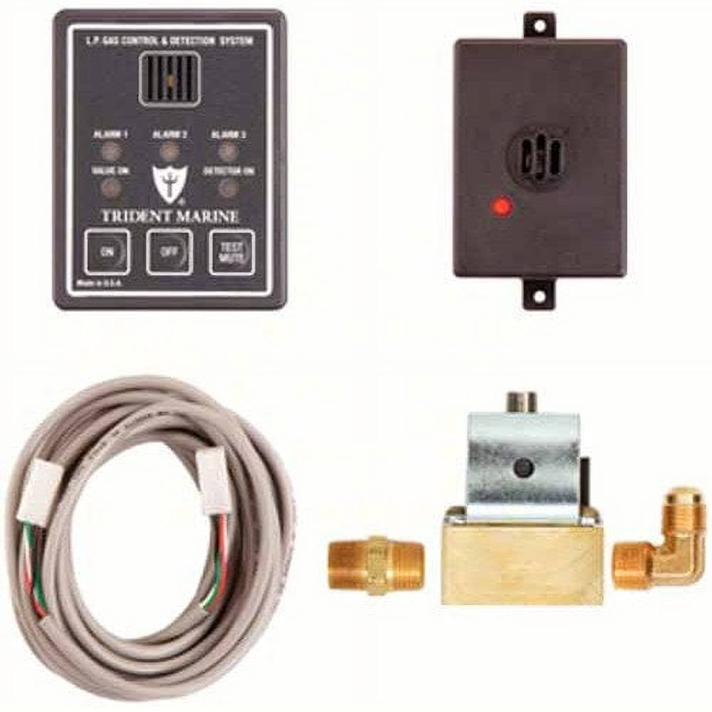 Trident Marine 1300-7761-Kit 12VDC L.P. Gas Control & Detection System ...