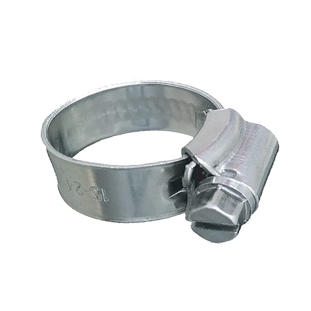 Trident Marine 316 SS Non-Perforated Worm Gear Hose Clamp - 3/8" B ...