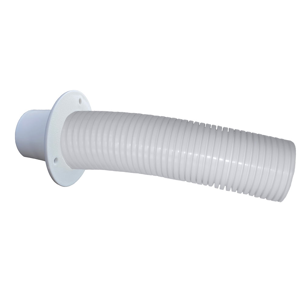 Trident Marine 4' White Stern Flex Hose w/Transom Flange | Bundle of 5 ...