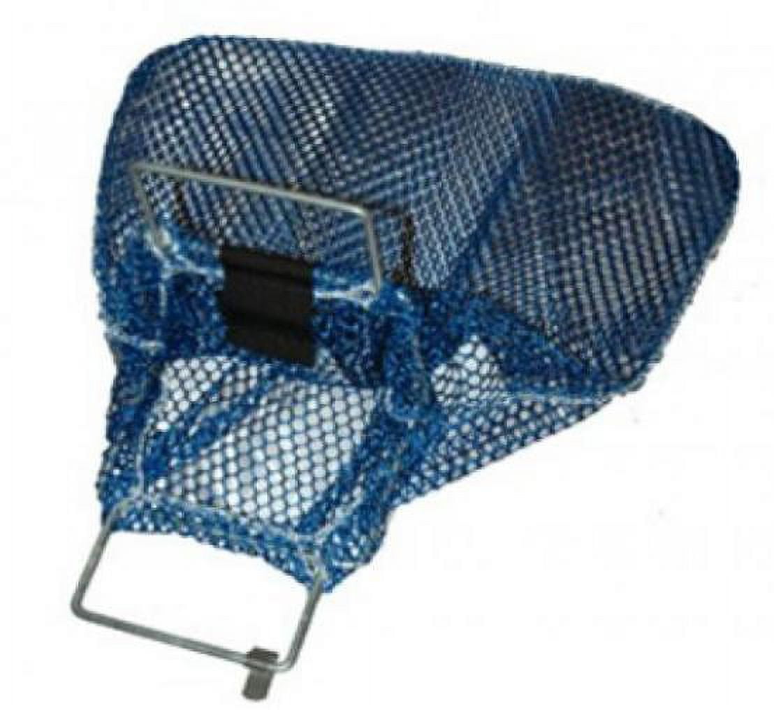 Trident Mesh Bag with Galvanized Wire Handle and D-Ring - Blue - Small ...