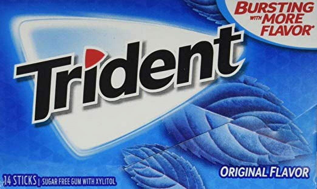 Trident Original, 14 sticks (Pack of 48) - Walmart.com