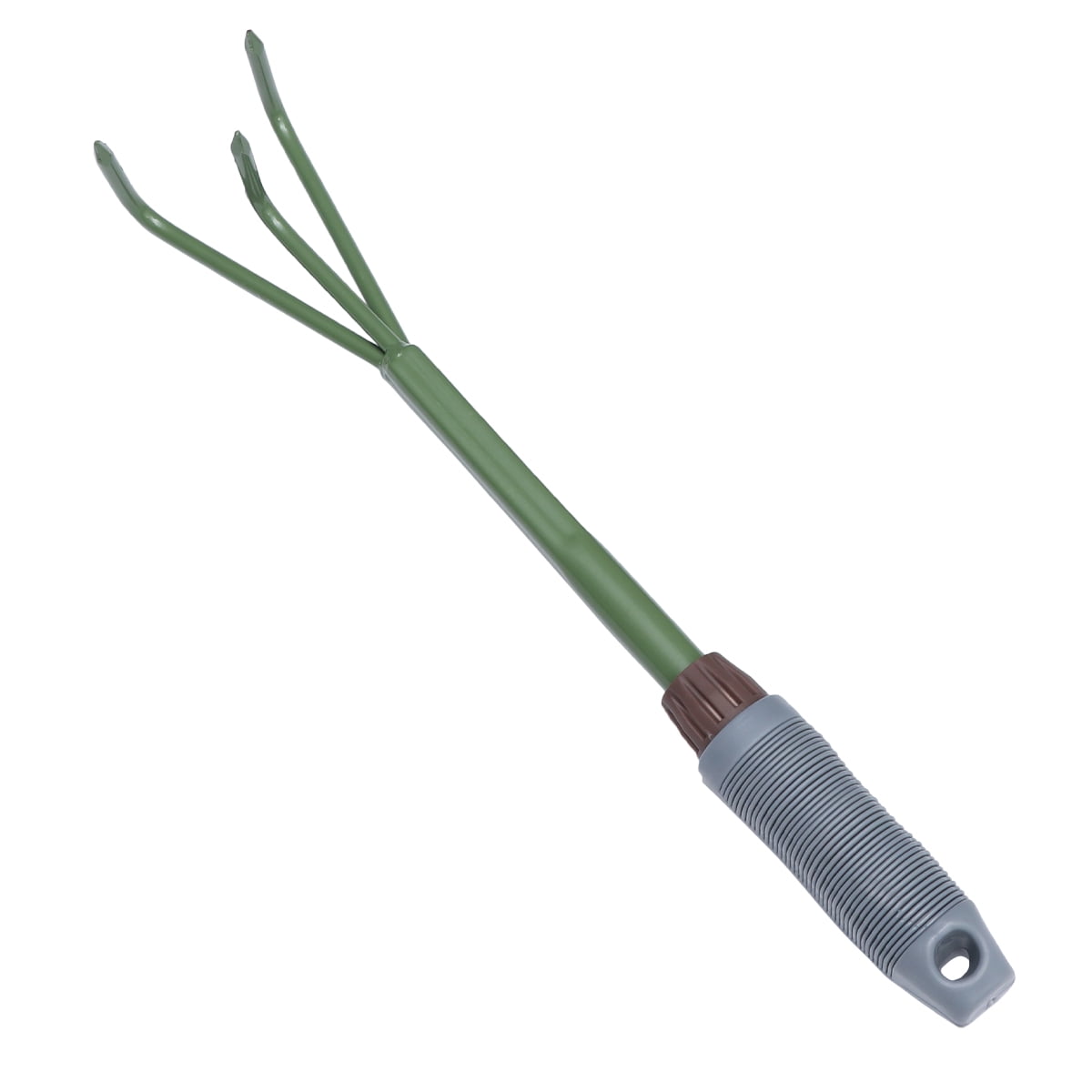 Five-Piece Gardening Tool Set with Three-Tooth Rake for Use Green ...