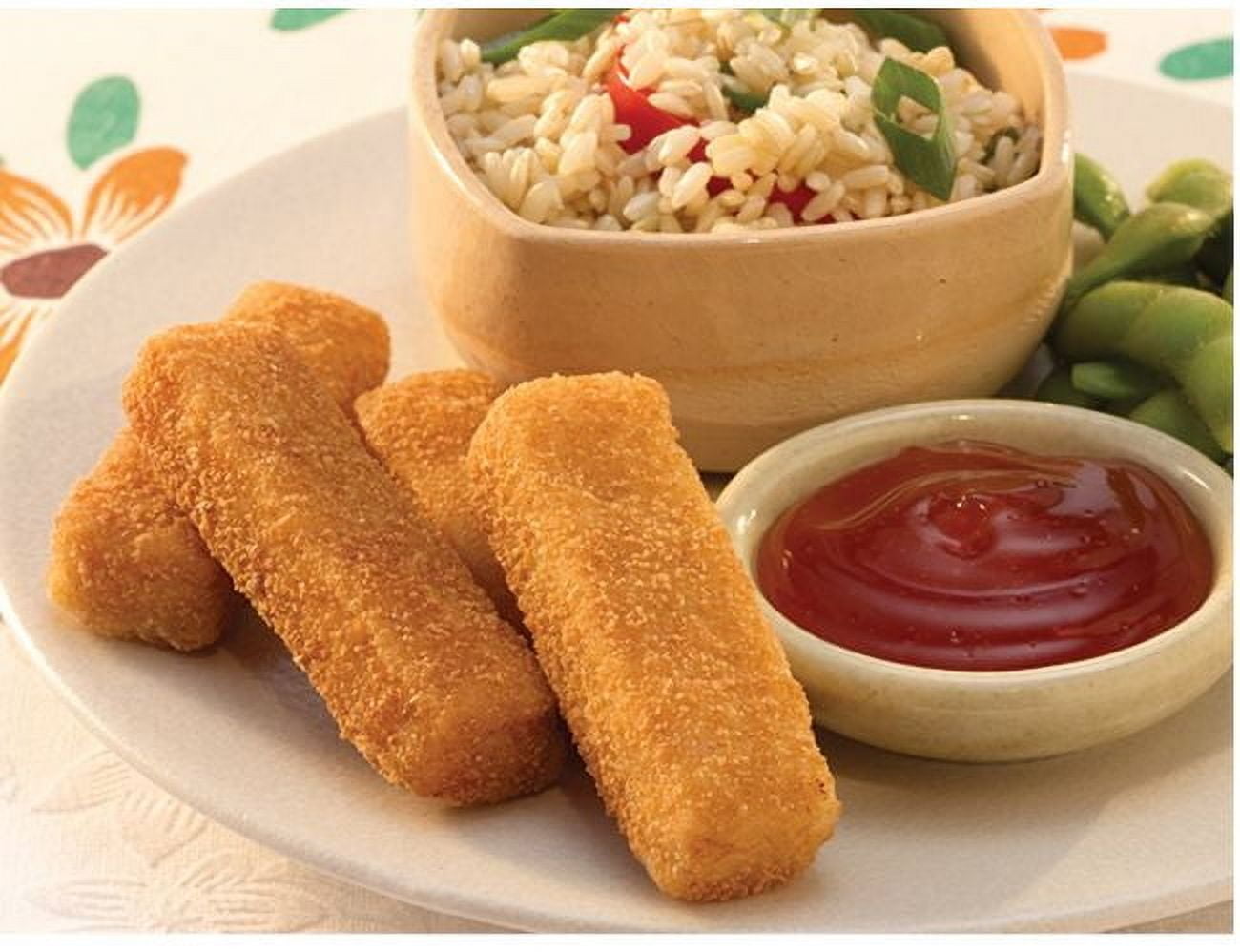 Trident Seafood Whole Grain Non-GMO Oven Ready Breaded Pollock Fish ...