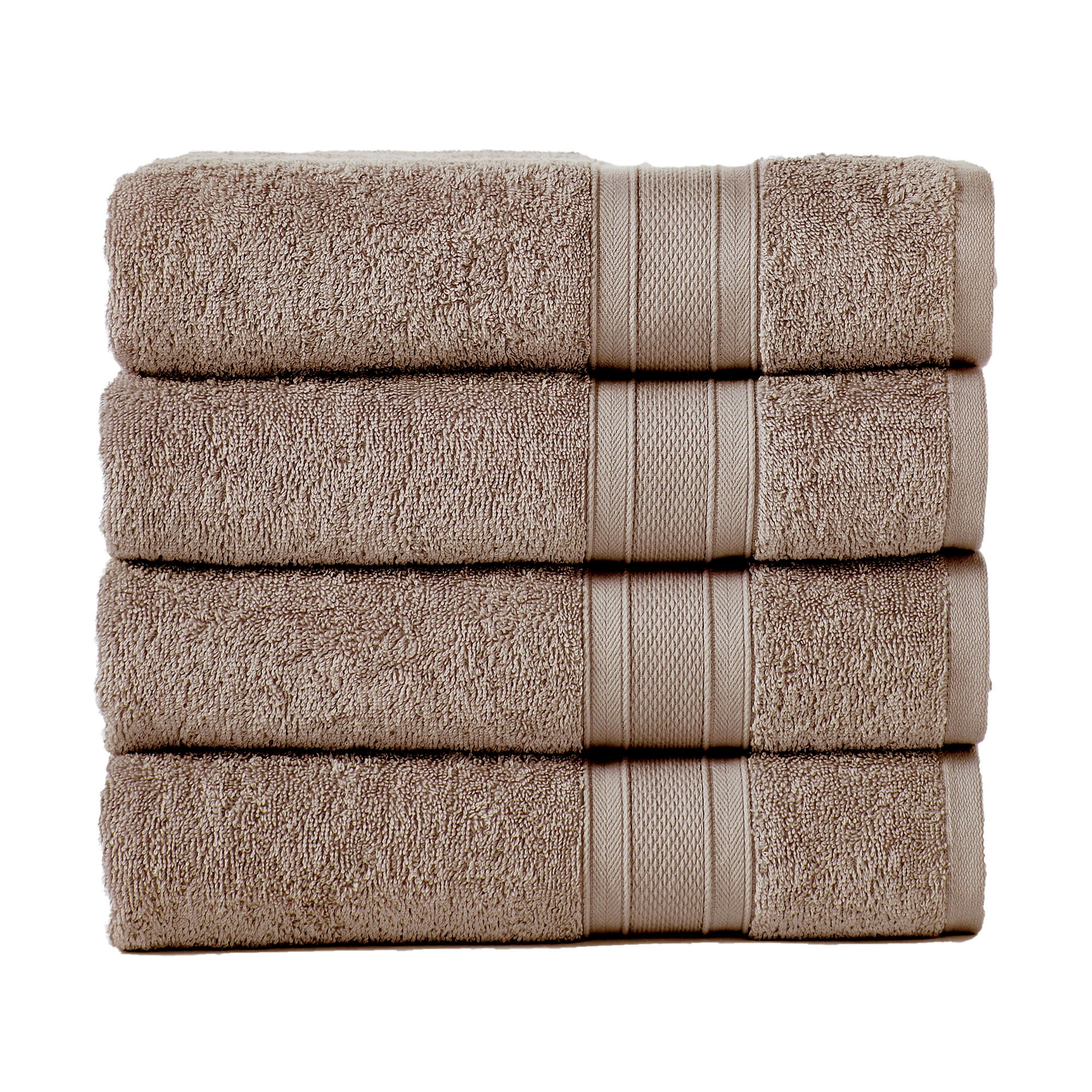 Trident Soft N Plush 4 Piece Cotton Highly Absorbent, Super Soft Bath ...