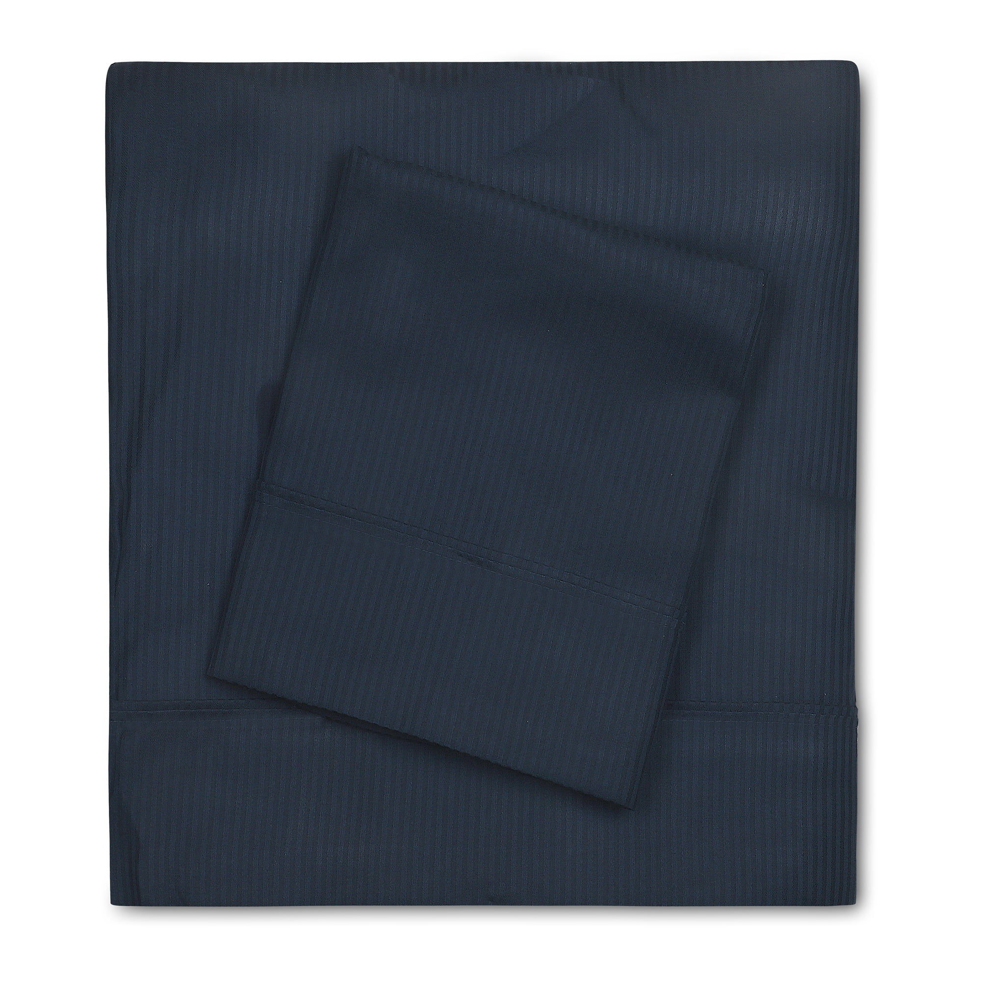 Trident Hotel Bedding Sheet Set - TC Twin Sheets - Navy Blue - Walmart.com
