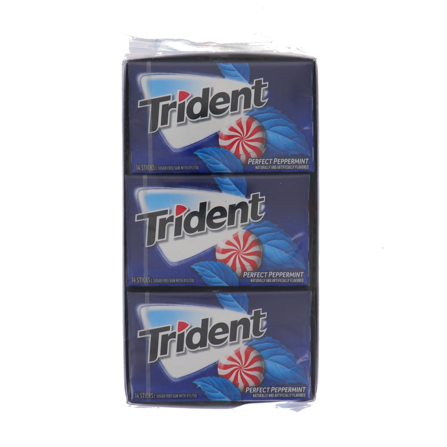 Trident, Value Pack Perfect Peppermint, Count 12 (14Pcs) - Gum / Grab ...