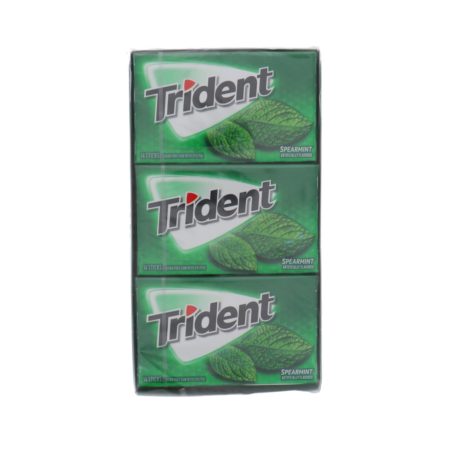 Trident, Value Pack Spearmint, Count 12 (14Pcs) - Gum / Grab Varieties ...