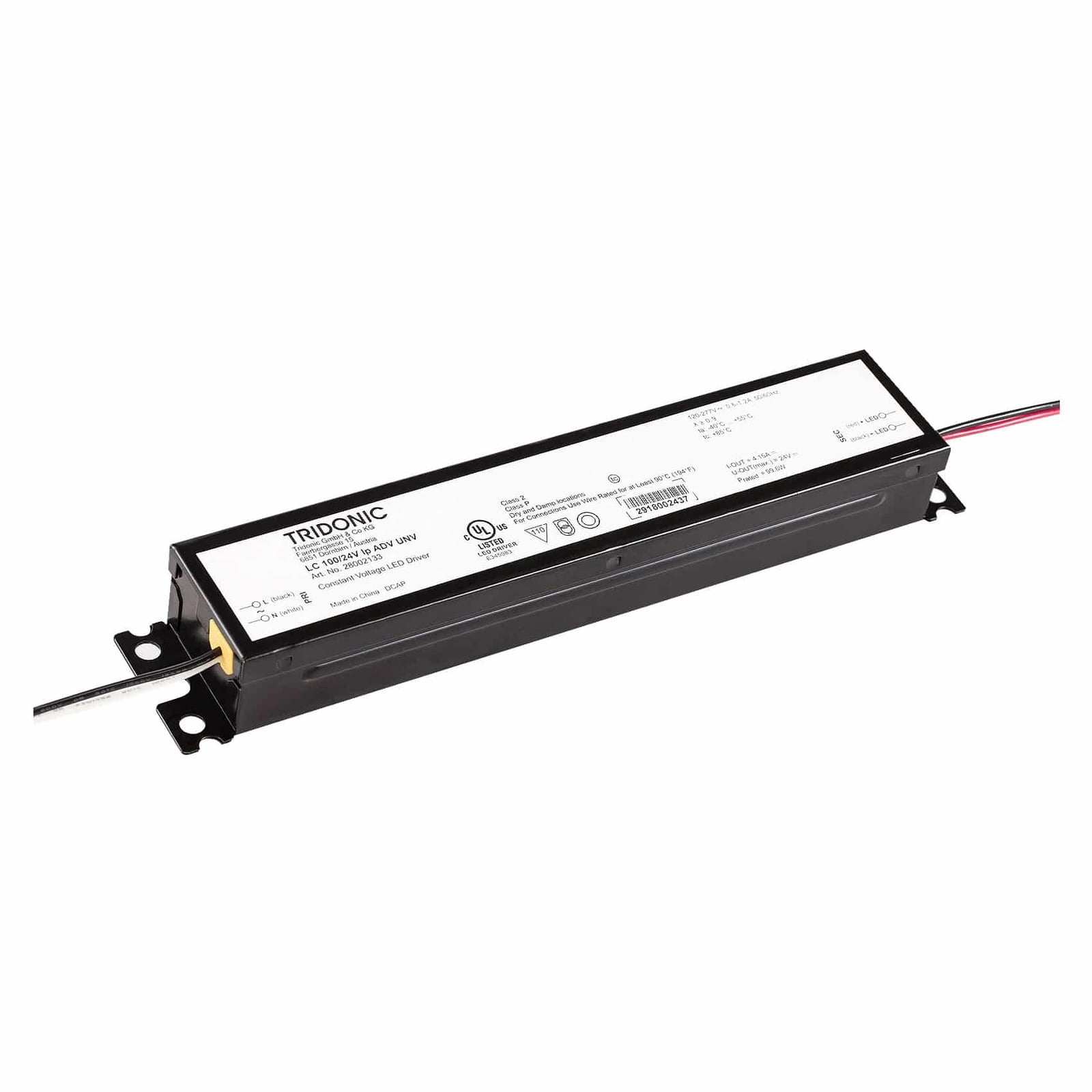 Tridonic Advance Series 24V DC 96W Constant Voltage LED Driver LC ...