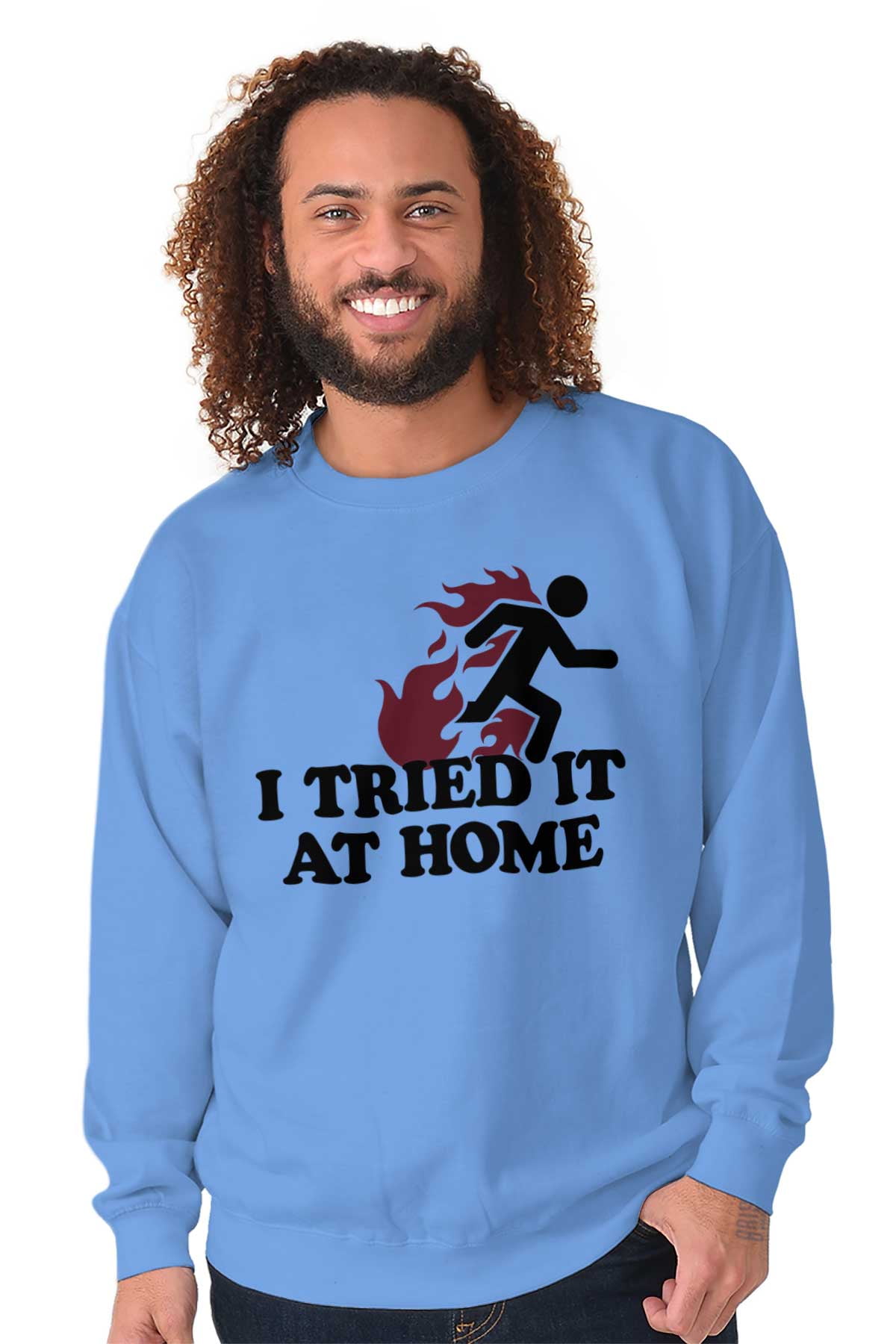 Tried It Home Nerd Science Project Unisex Plus Size Sweatshirt Brisco ...