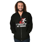 Tried It Home Nerd Science Project Zip Up Hoodie Men's Women's Brisco ...
