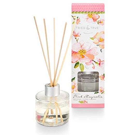 Tried & True Pink Magnolia Reed Diffuser 3 Fluid Ounce - Walmart.com