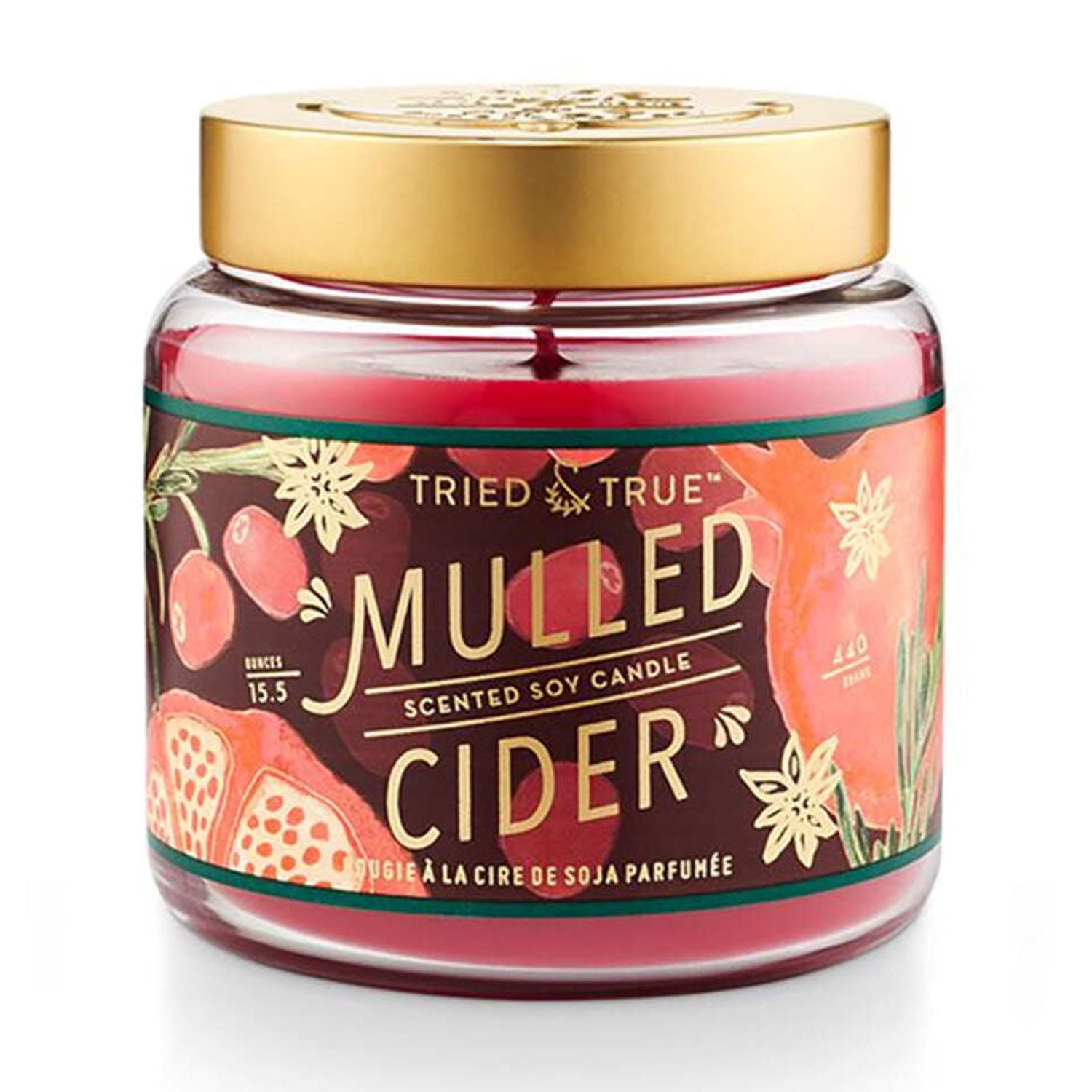 Tried and True Mulled Cider Scented Candle (Large Jar) - Walmart.com