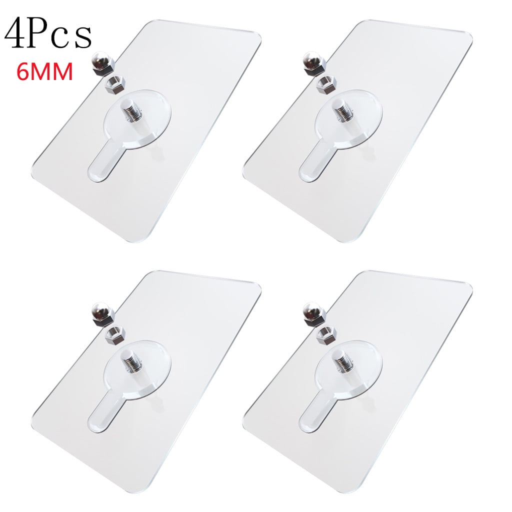 Trieiy 4 Strong Adhesive Traceless Nails Adhesive Screw Rod Traceless ...