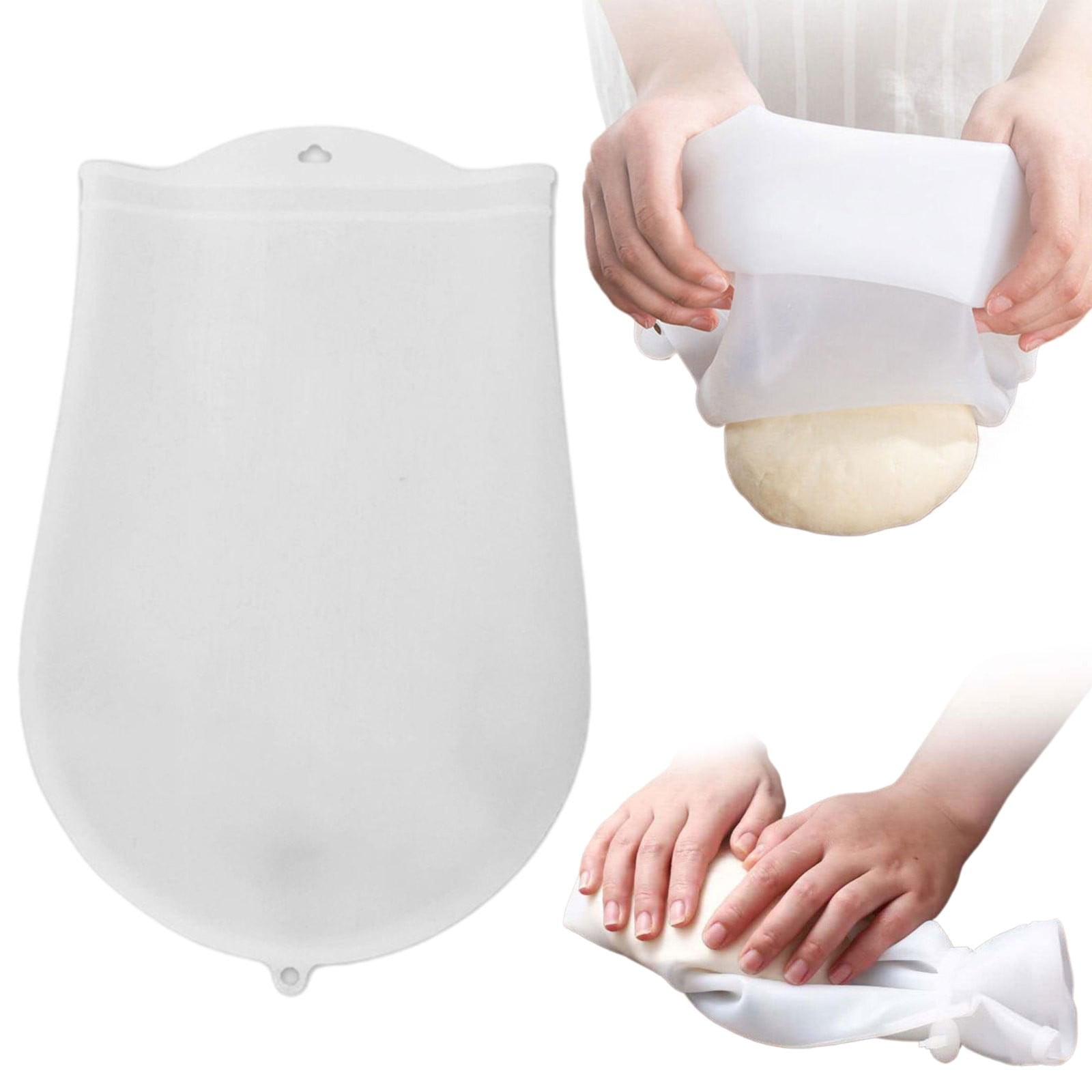 Trieiy Large Silicone Kneading Bag Reusable Food Grade Silicone Bag ...