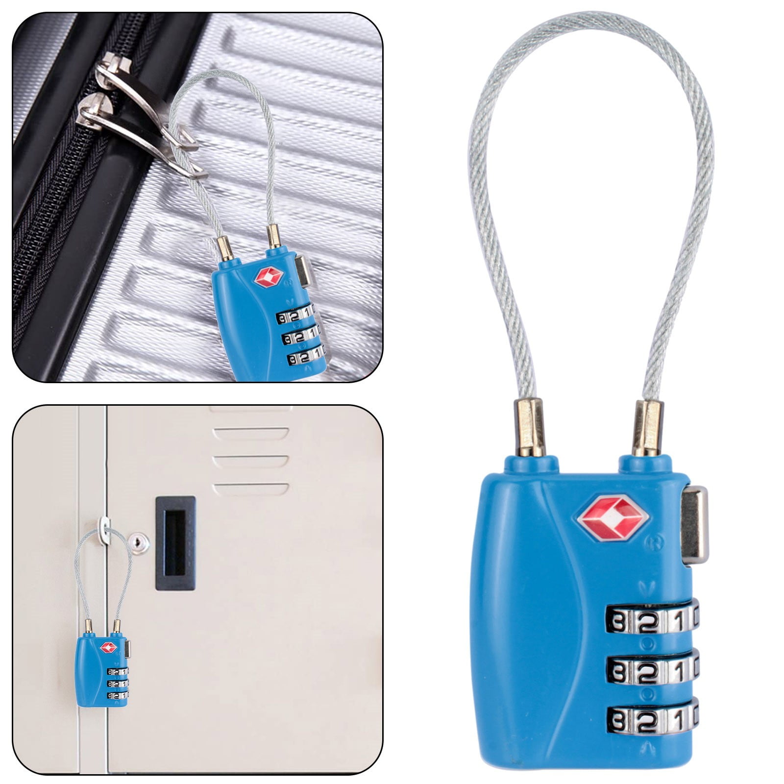 Trieiy Luggage Locks Jiashijie Tsa Combination Lock 719Logo Mini ...