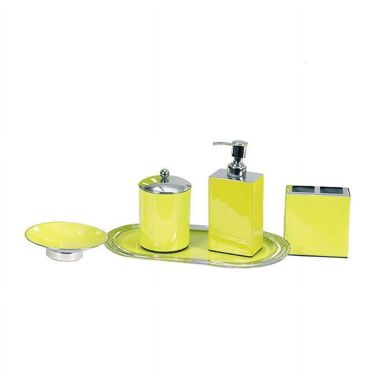 Trier Bath Accessories Stainless Steel 5 Piece Set (Tray & Lotion ...