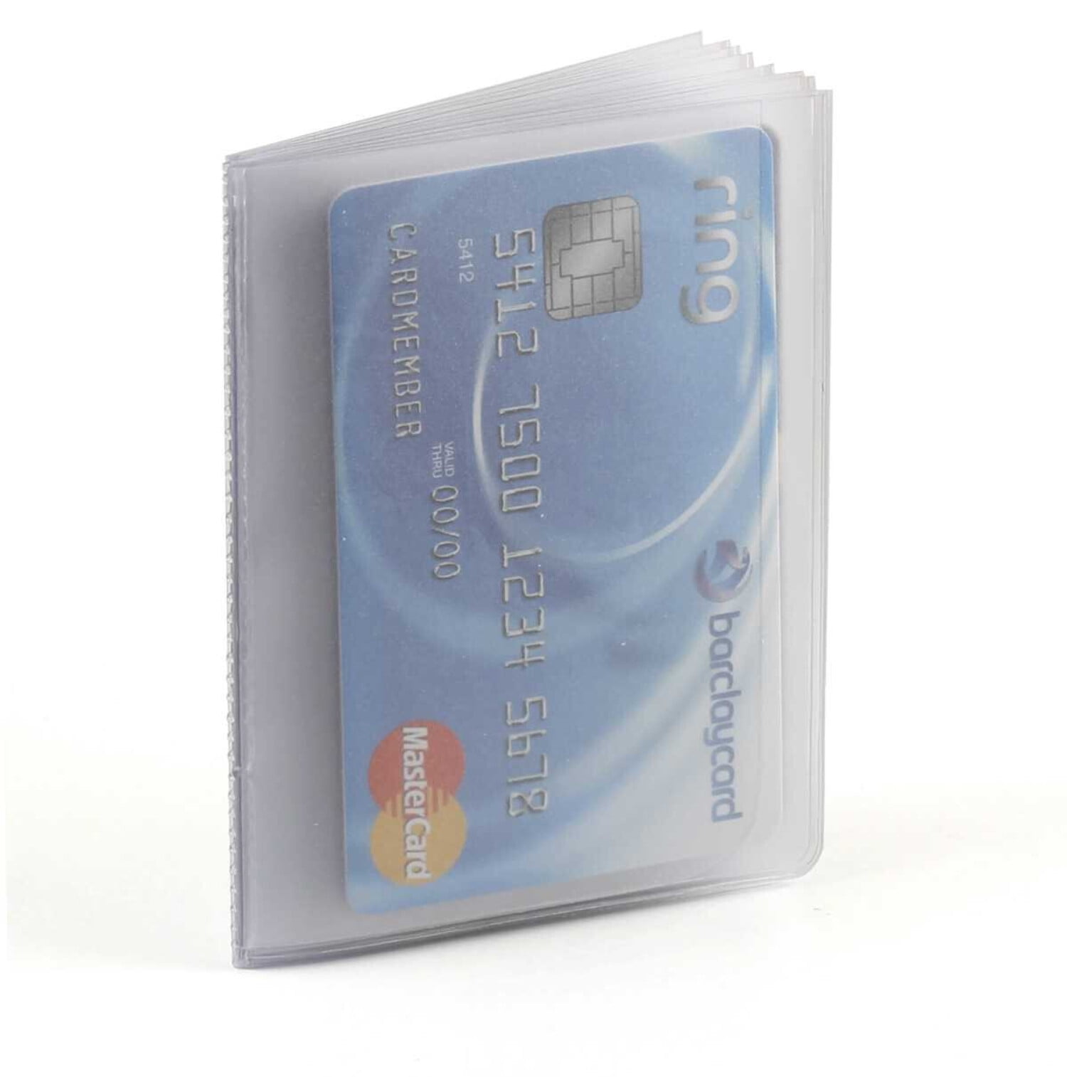 Trifold 10 Page Top Loading Plastic Wallet Insert - Walmart.com