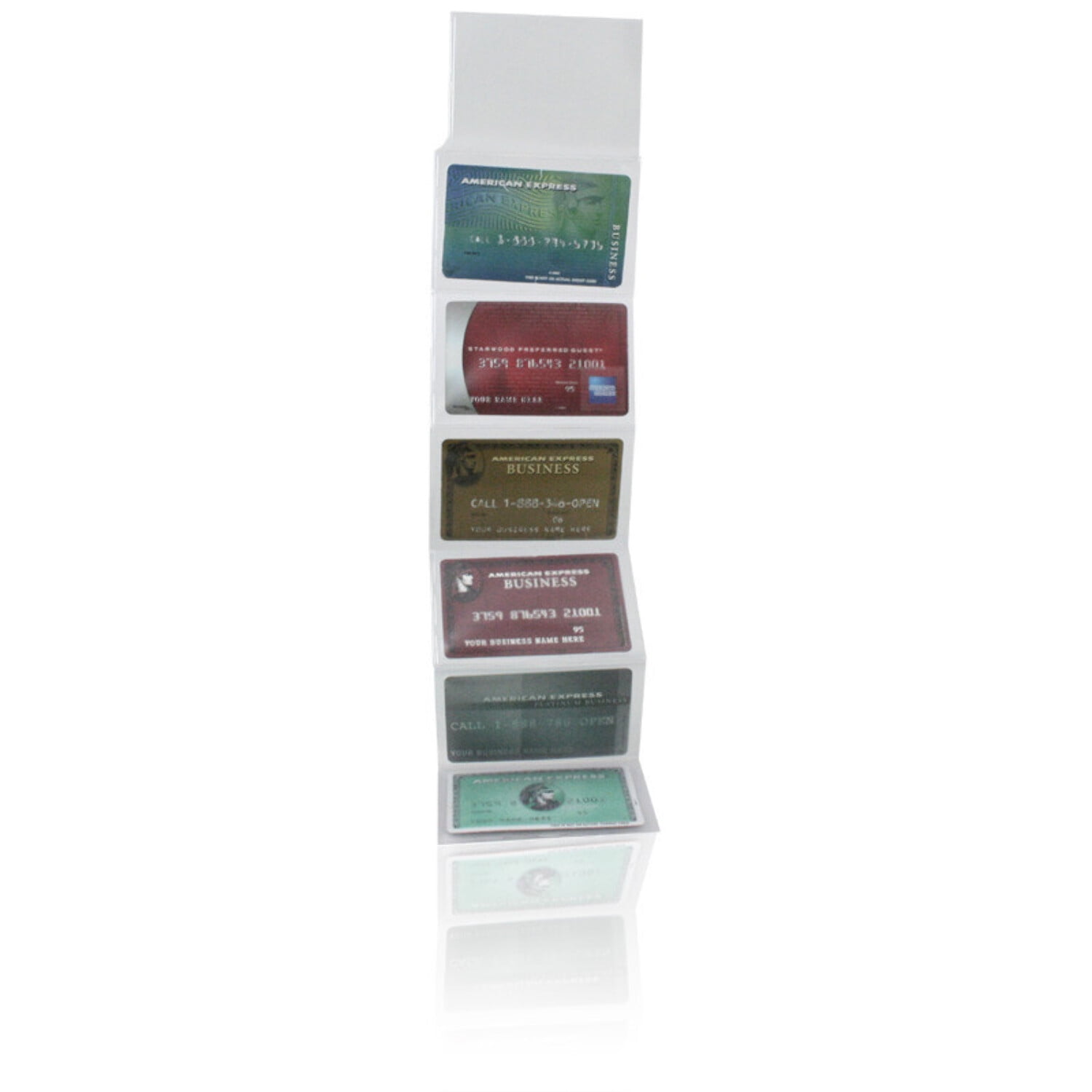 Trifold 6 Page Accordion Plastic Wallet Inserts - Walmart.com