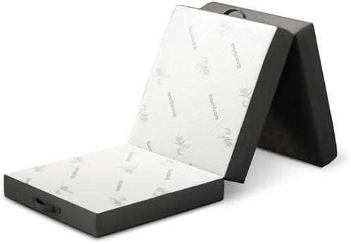 Trifold Foldable Mattress for Floor and Traveling with Removable Cover ...