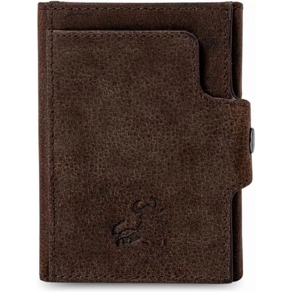 Trifold RFID Blocking Front Pocket Wallet for Men, Secure Card Slots ...