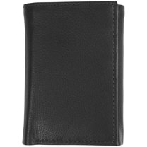 Genuine Leather Trifold Wallet for Men - RFID Blocking, 2 Flip-Up ID Windows, Perfect Gift ...