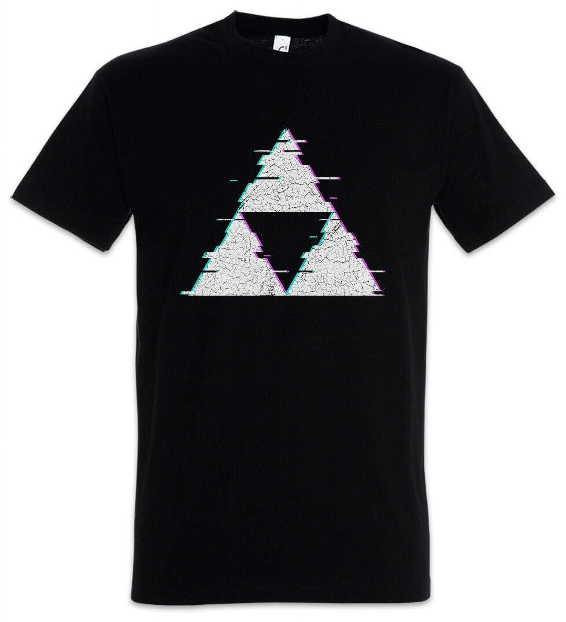 Triforce Glitch T-Shirt Symbol Sign Logo Zelda The Golden Power Hyrule ...