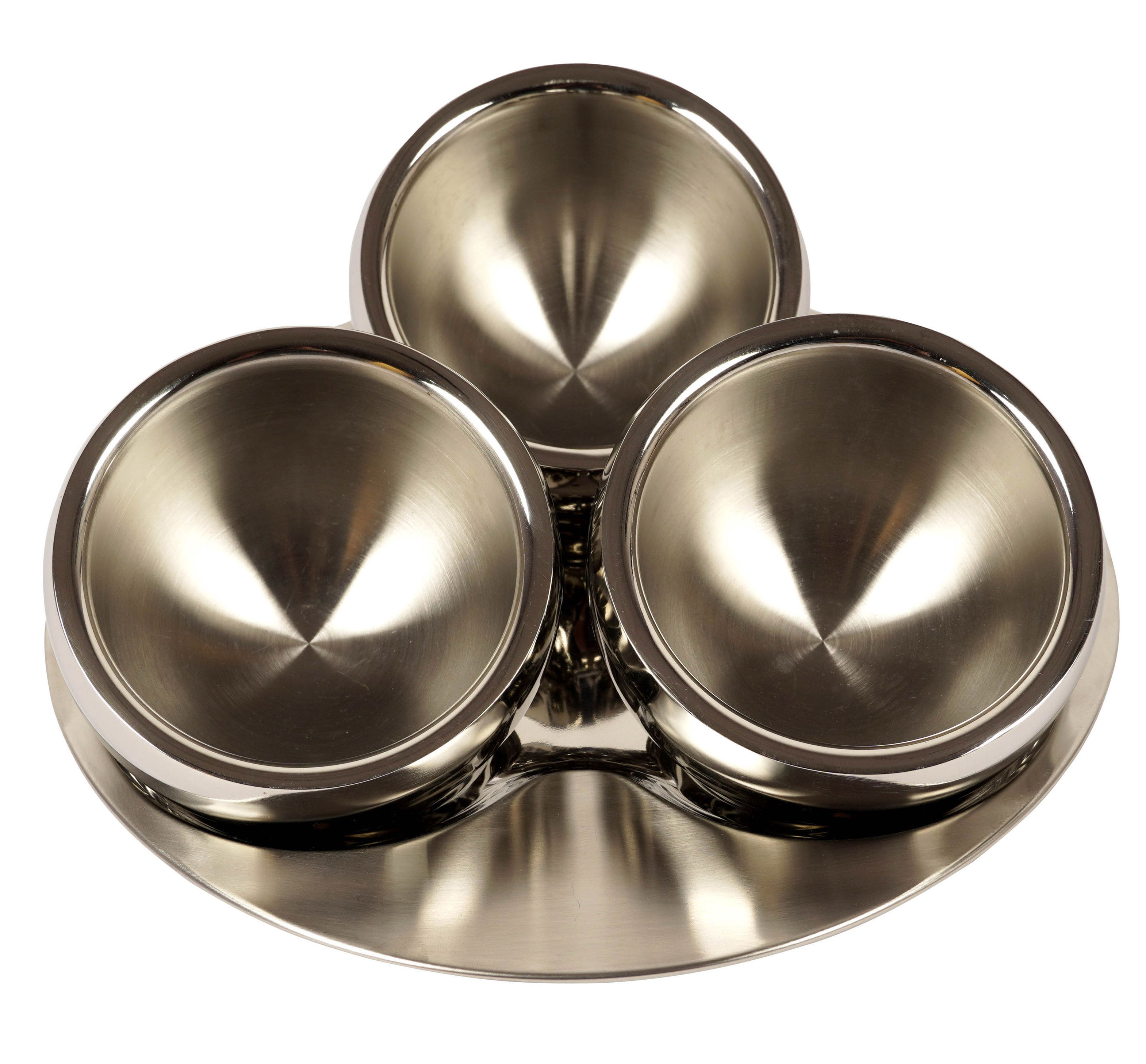 Trifri Stainless Steel Bowl Round candy Serving Dishes Mini Candy ...