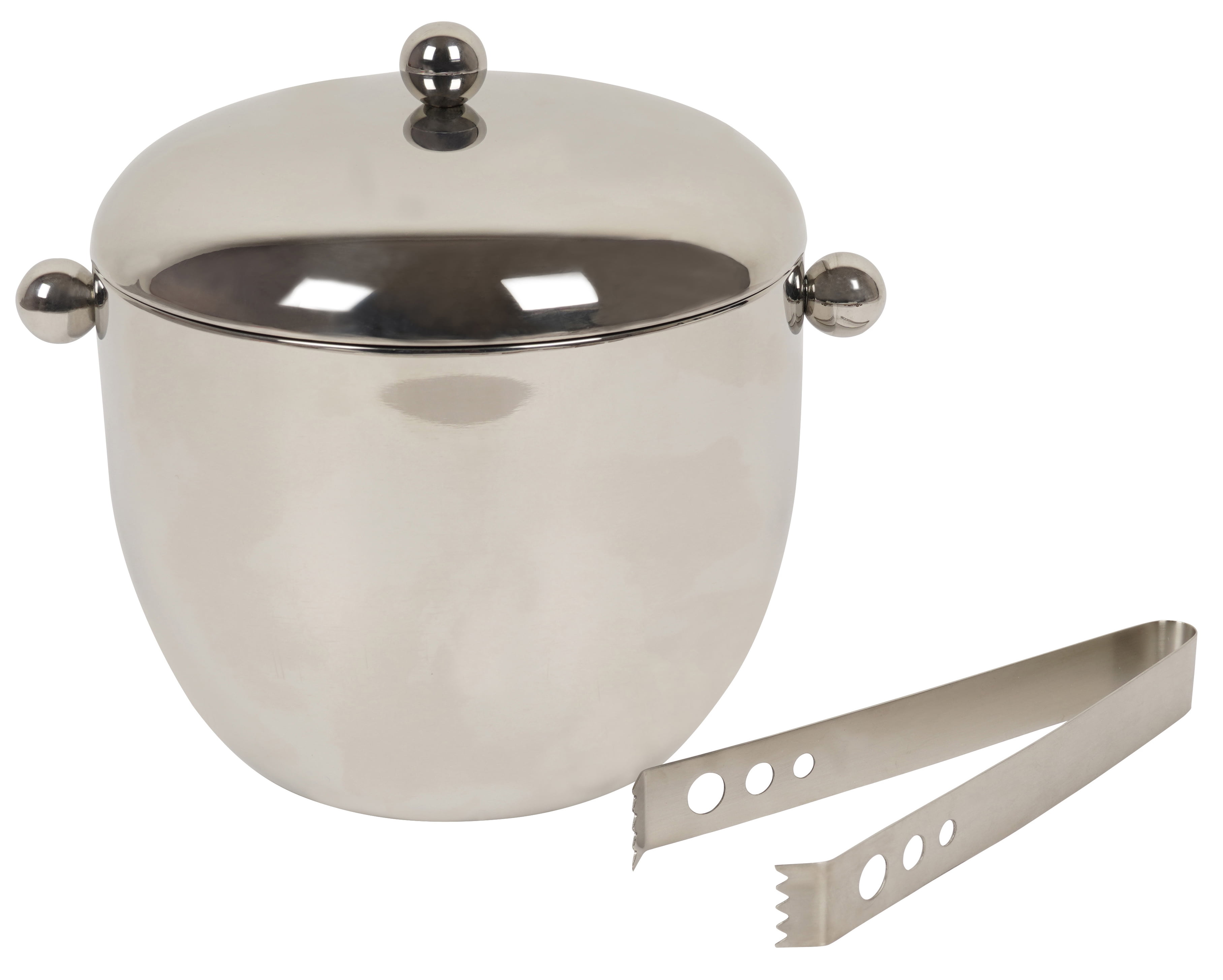 Trifri Stainless Steel Ice Bucket Portable Ice Cube Holder With Lid ...