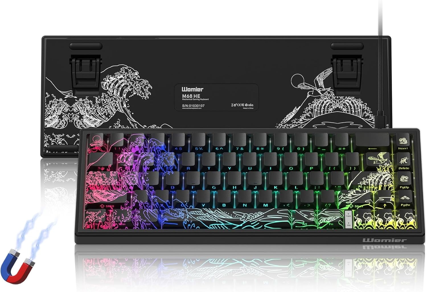 Trigger 60% Gaming Keyboard】This mini keyboard ultra-high polling rate ...