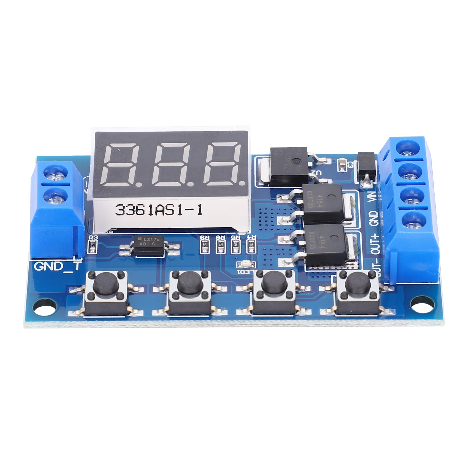Trigger Cycle Timer Delay Switch Circuit Board, Dual MOS Tube Control ...