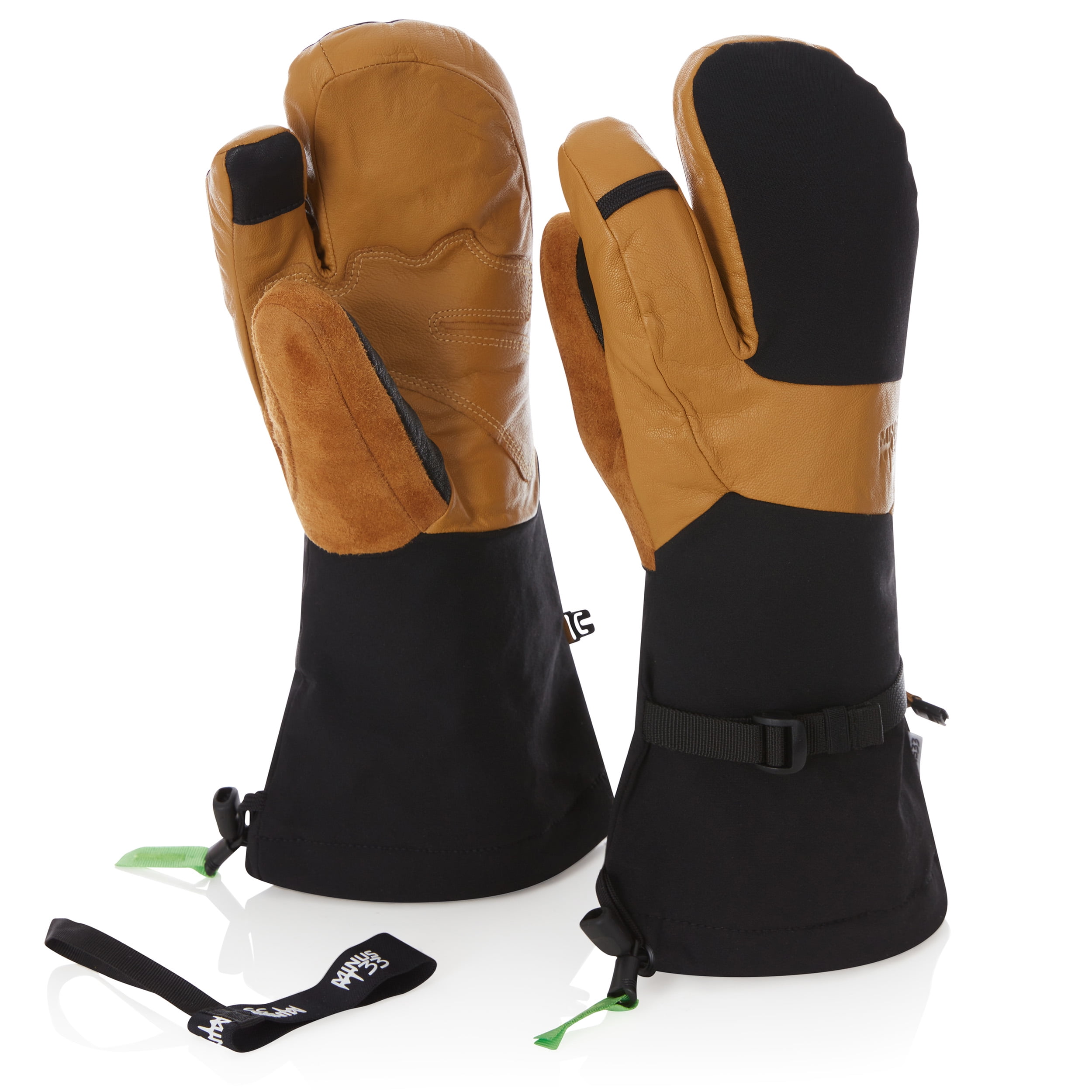 Trigger Finger Mittens - Three Finger Mitts - Warm Breathable Winter ...
