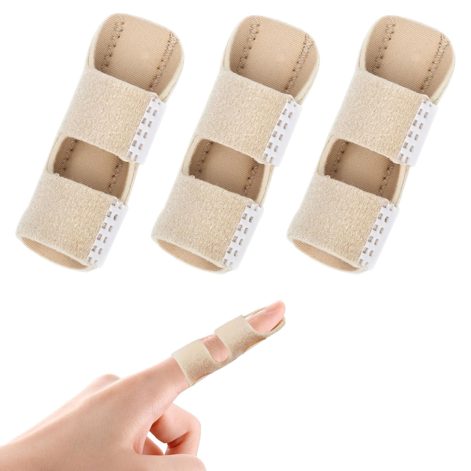 Trigger Finger Splint,3 PCS Finger Splints for Arthritis,Adjustable ...