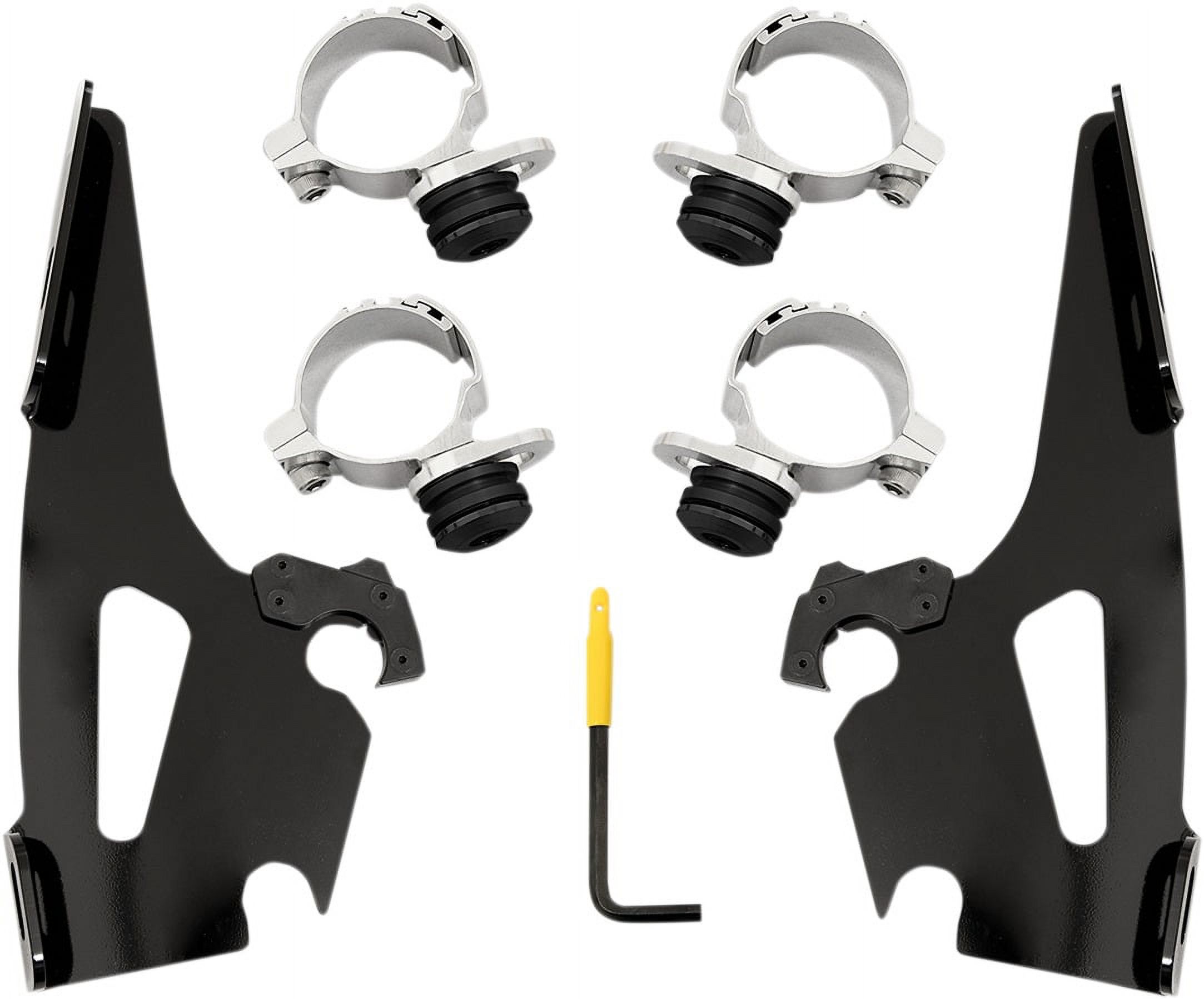 Trigger-Lock Mounting Kit (Black/Fats and Slim Windshields) Compatible ...
