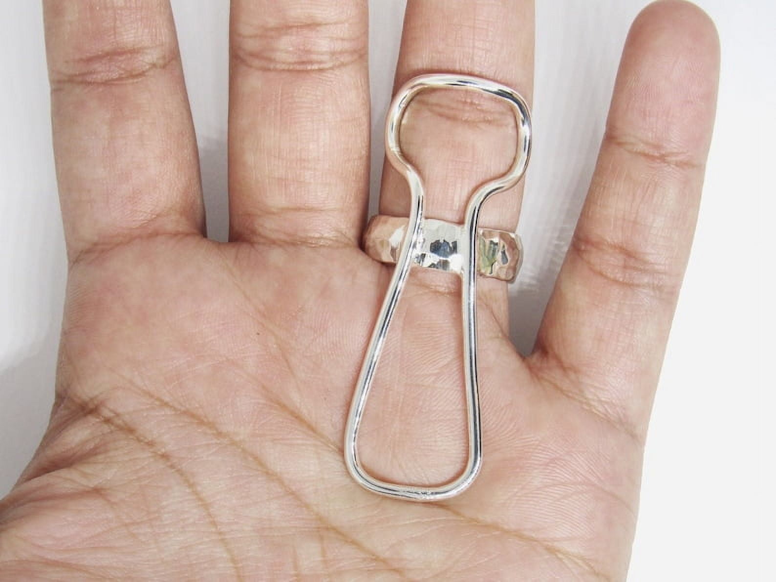 Trigger Silver Splint Ring, Sterling Silver splint Ring, Handmade ...