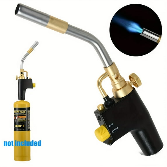 Trigger-Start Torch Head, High Intensity Flame Torch, MAPP/Propane Gas ...