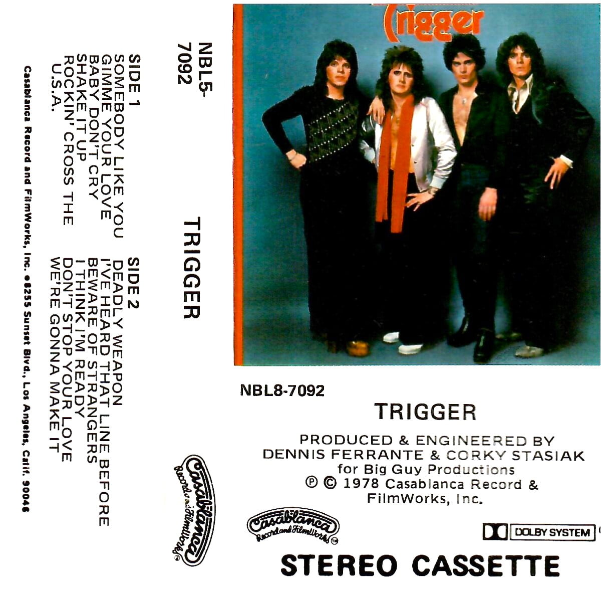 Trigger – Trigger (Cassette) - Walmart.com