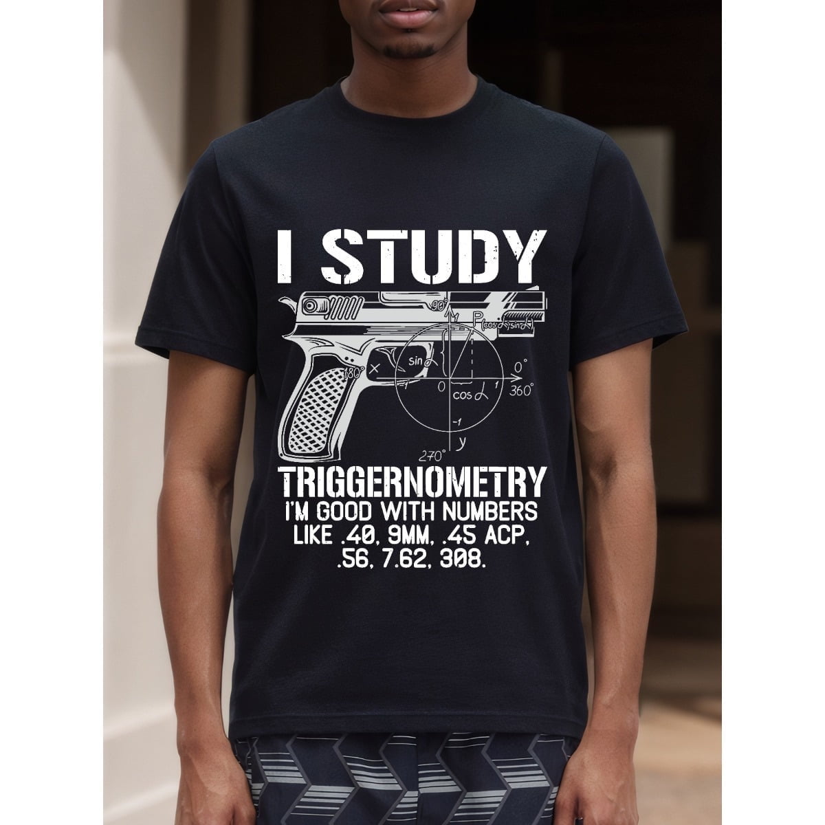 Triggernometry Graphic T-Shirt - Casual Cotton Tee, Unisex Printed Top ...