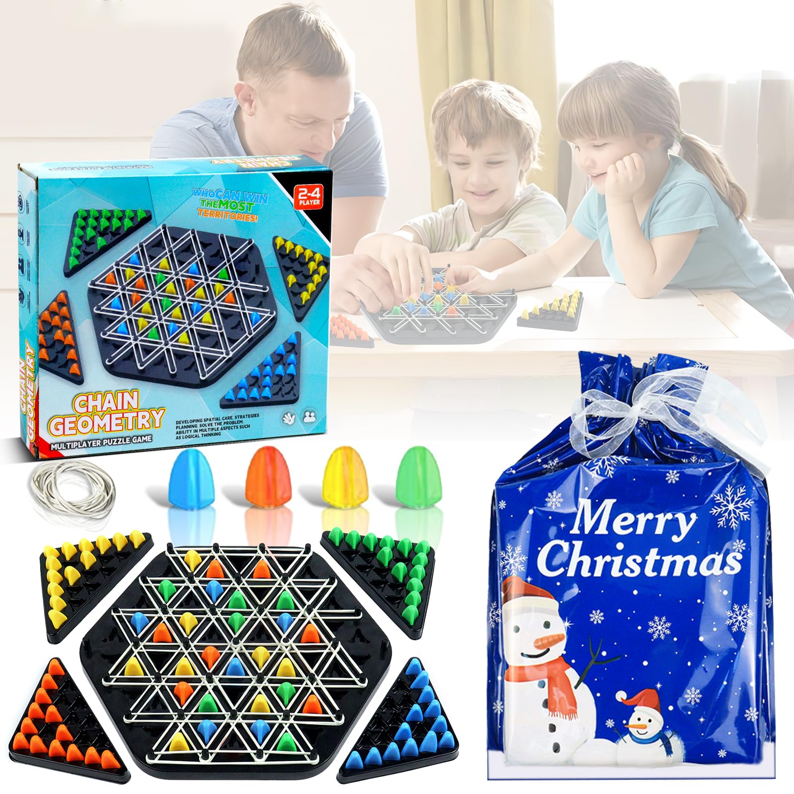 Triggle Game,Chain Triangle Chess MMF7 Game,Board Games Toys,Triggle ...