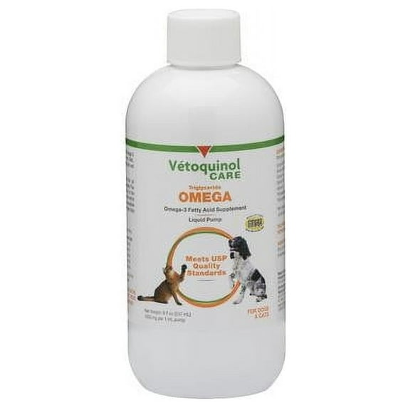 Triglyceride Omega Liquid-8 Ounce Pump for Dogs - Walmart.com