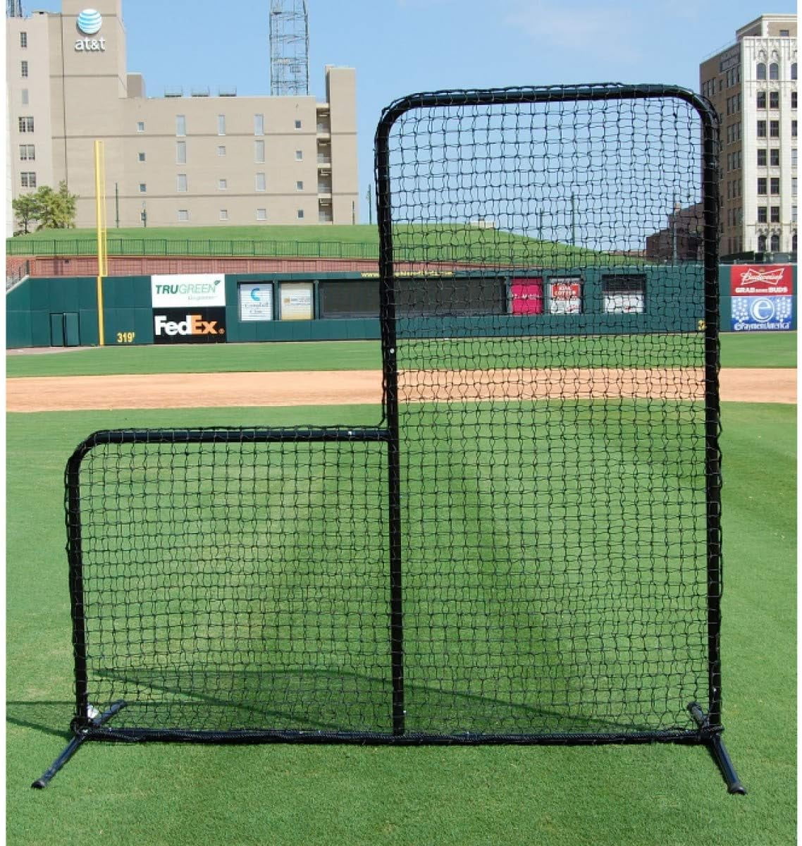 Trigon Sports Black Series L-Screen, L Screen Replacement Net, Softball & Baseball Pitching Net ...