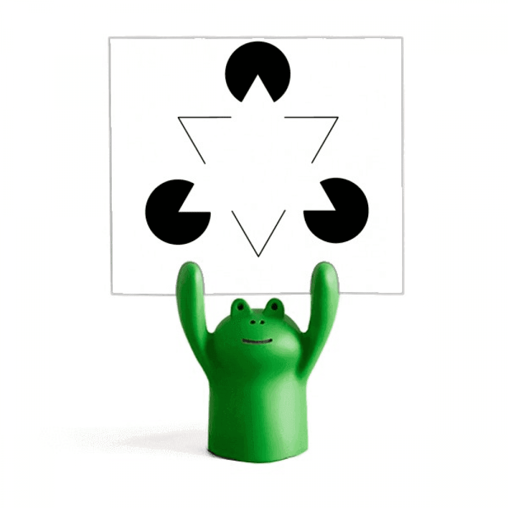 Trigonometric Geometry Combined Cutting Memo Holder Cartoon Animal Frog ...