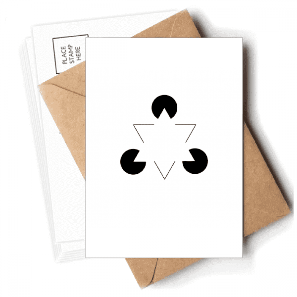 Trigonometric Geometry Combined Cutting Postcards Envelopes Blank Note ...