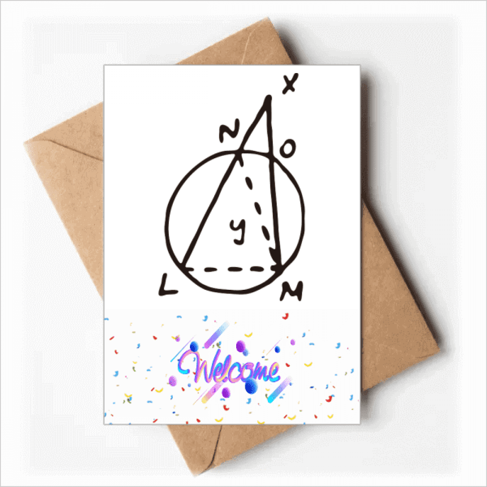Trigonometric Mathematics Vector Illustration Welcome Back Greeting ...